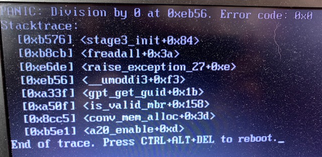 Latitude 6400 boot panic · Issue #294 · limine-bootloader/limine · GitHub