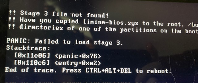 Latitude 6400 boot panic · Issue #294 · limine-bootloader/limine · GitHub