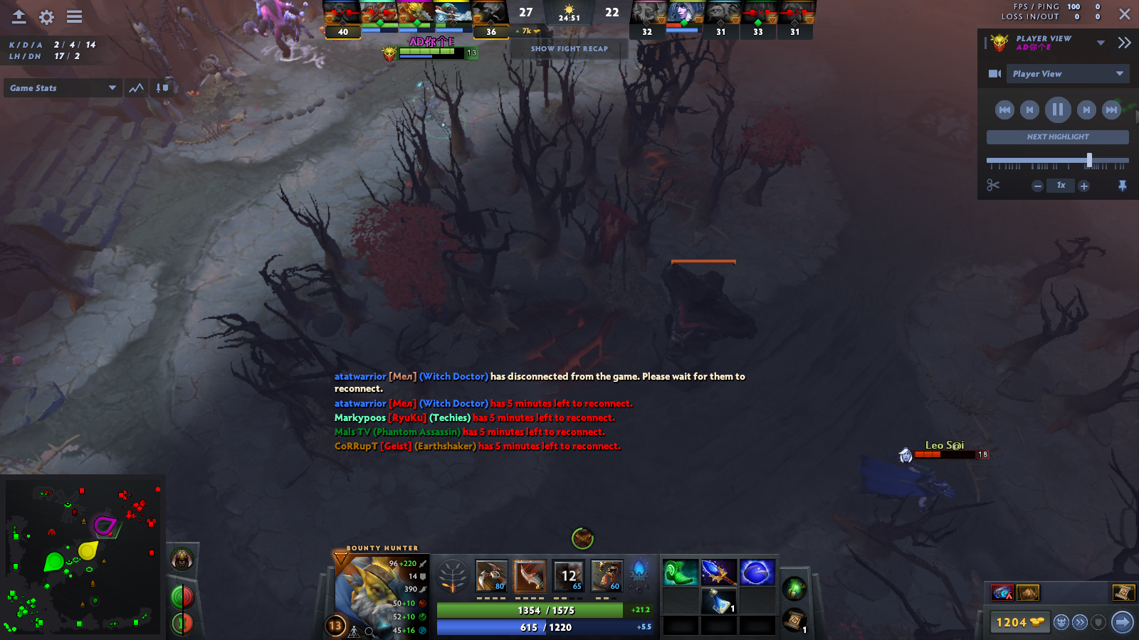 Players got disconnected in the middle of the game and match not counted · Issue #1738 ...