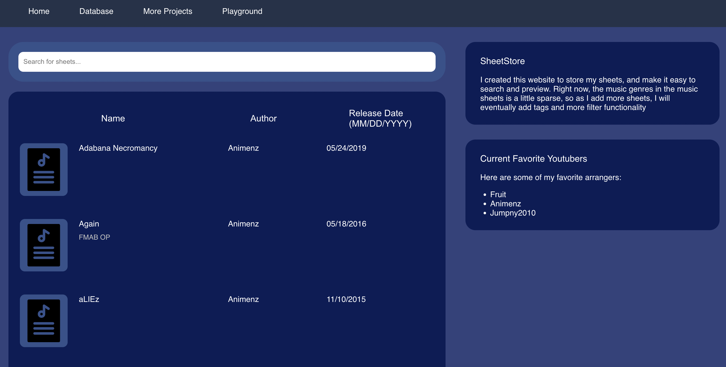 Github Jwucode Sheetstore