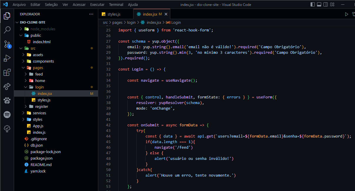 GitHub - euraphaeldev/dio-clone-site