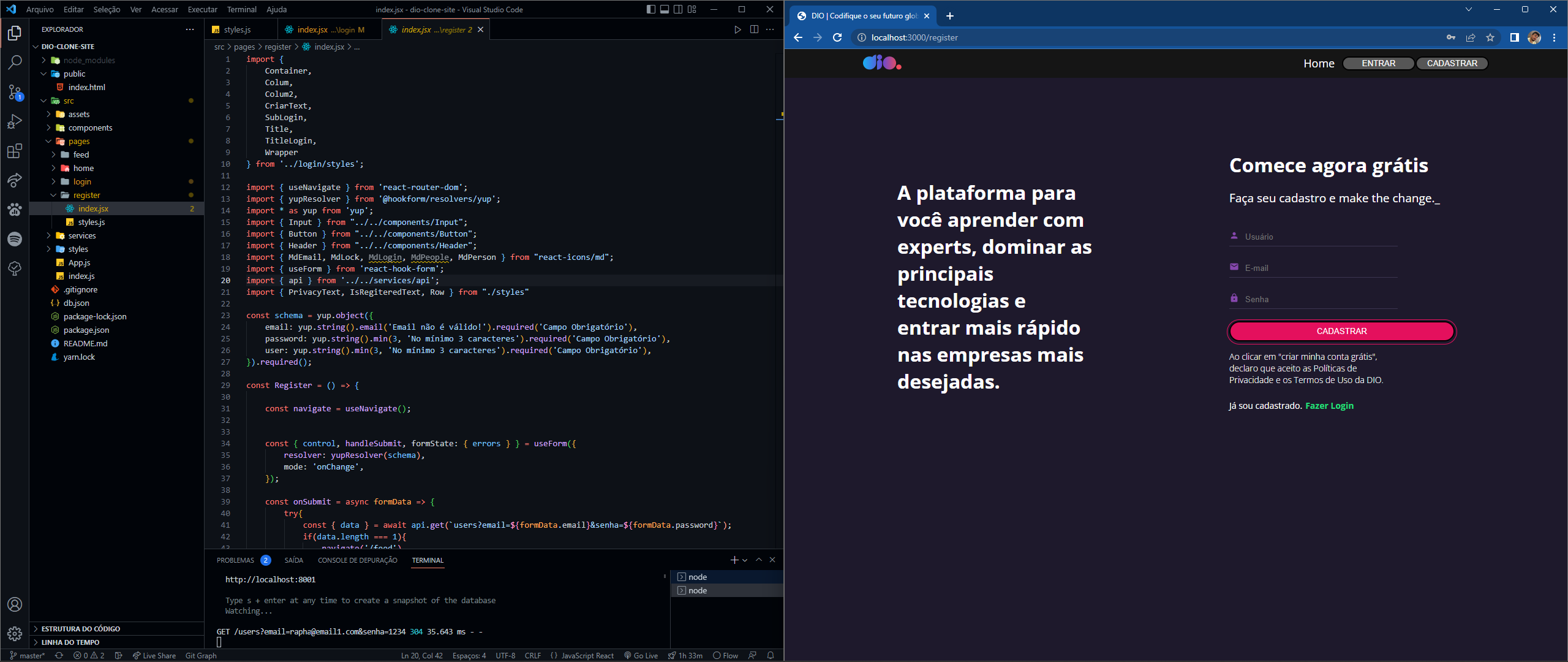 GitHub - euraphaeldev/dio-clone-site