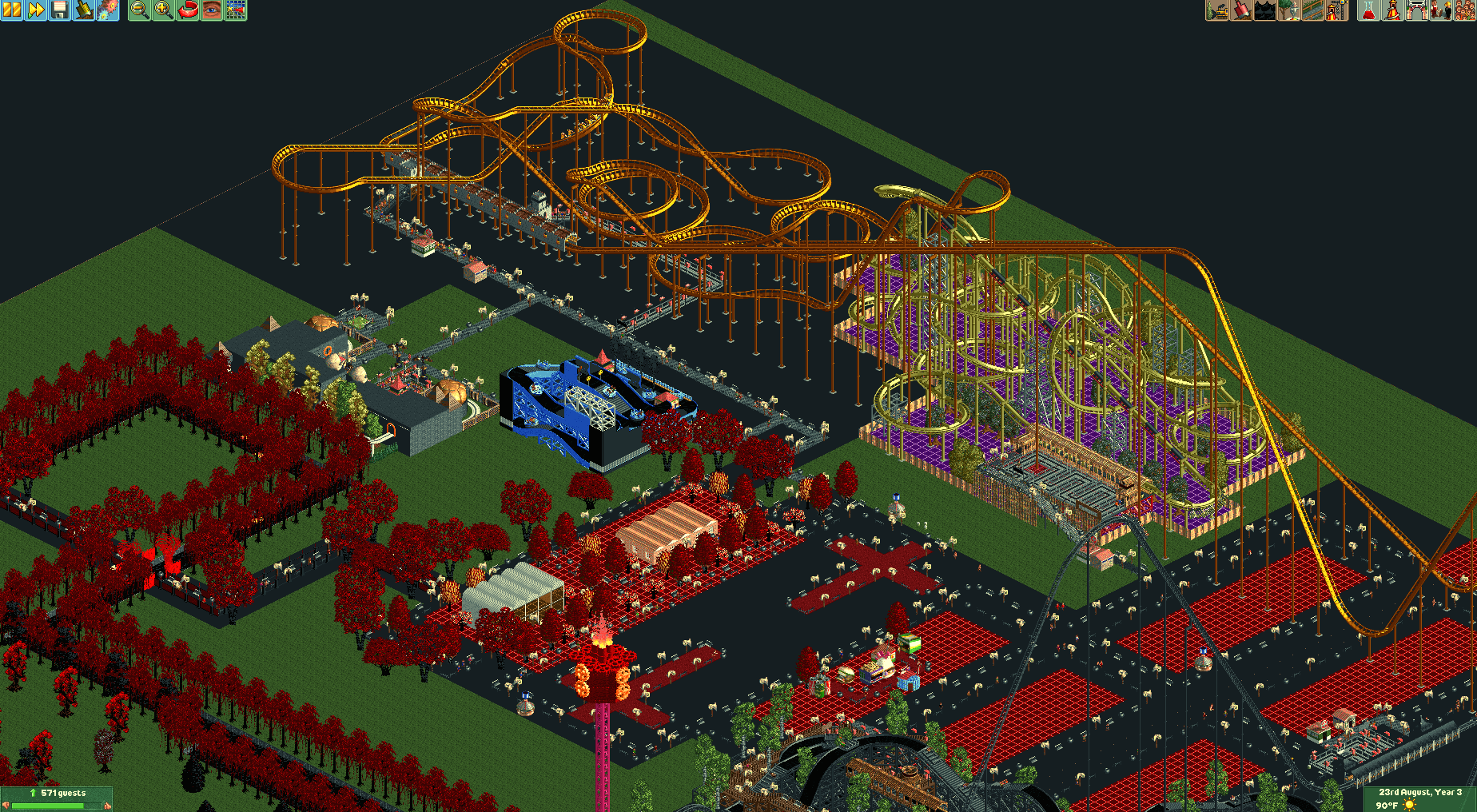 Rides changing colors · Issue #17531 · OpenRCT2/OpenRCT2 · GitHub