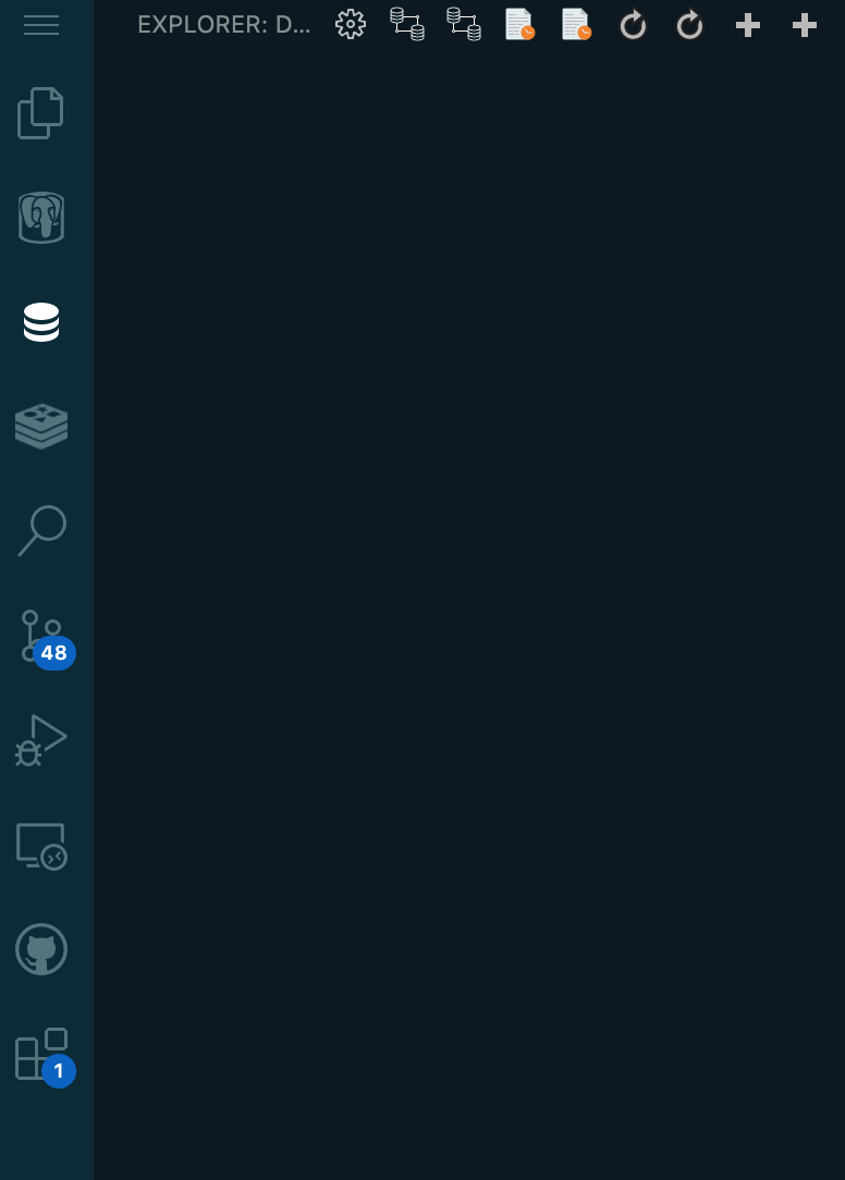 [BUG] Cannot see database even after a successful connection in gitpod vscode · Issue #383 ...
