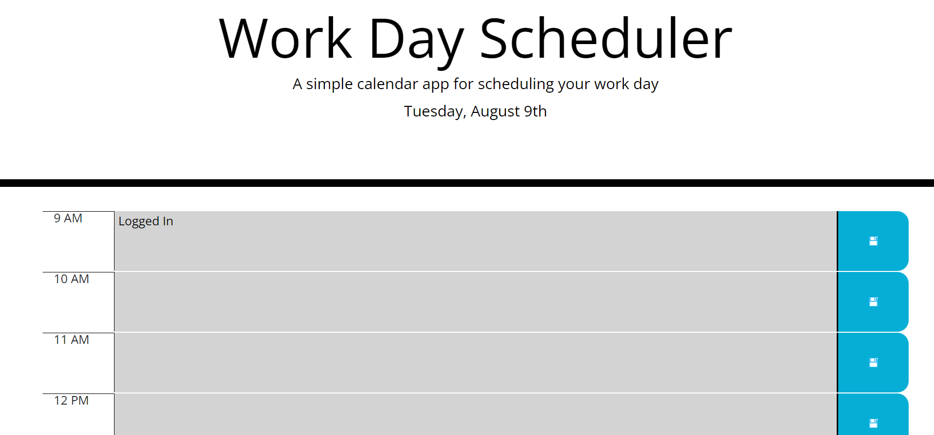 GitHub - maheshramdas/workDayScheduler