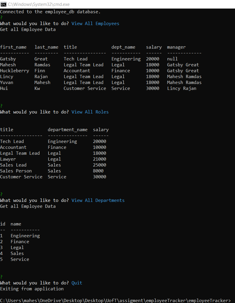 GitHub - maheshramdas/employeeTracker