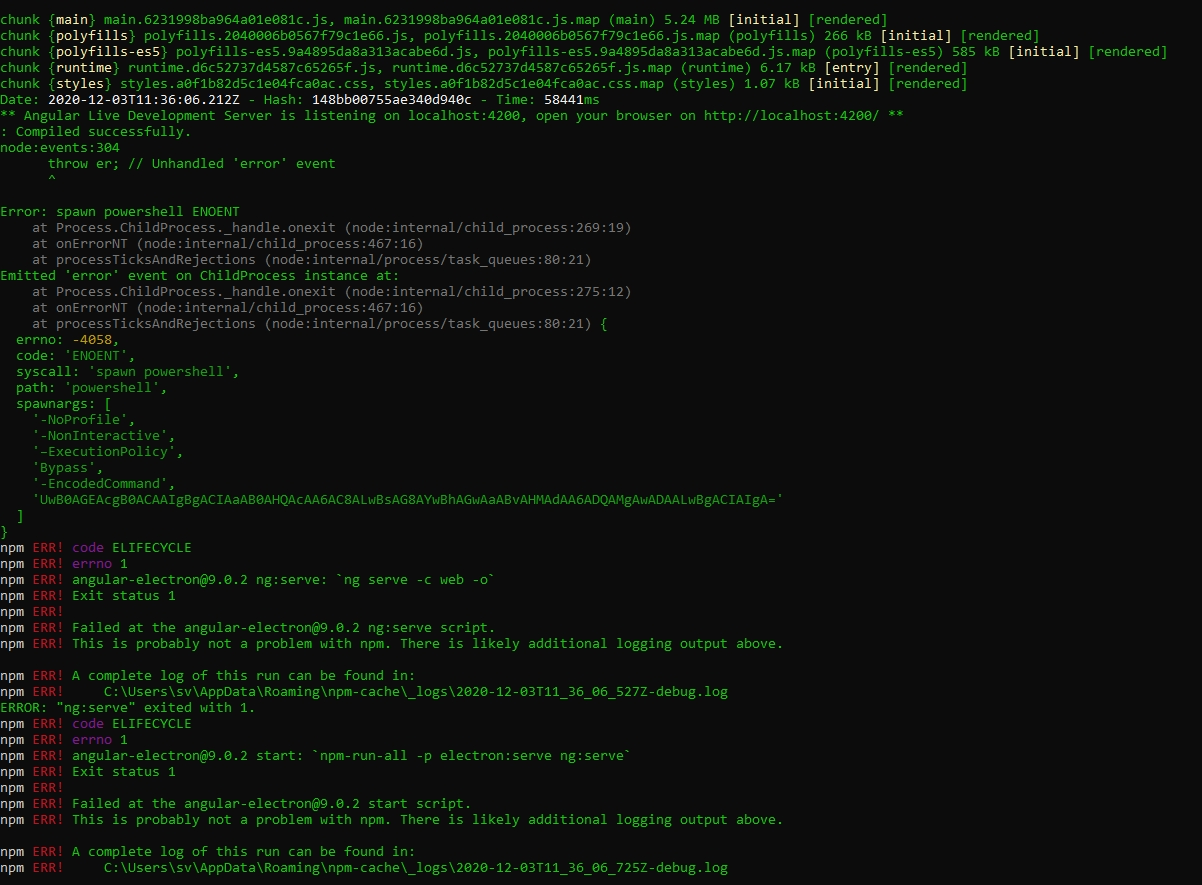 Unhandled 'error' event · Issue #561 · maximegris/angular-electron · GitHub