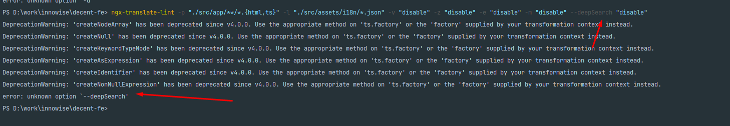 `deepsearch` Flag Doesnt Work · Issue 127 · Itekafngx Translate Lint · Github 1050