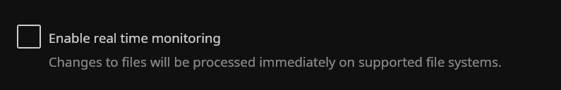 What does real-time monitoring do, if the filesystem doesn't support it? · jellyfin jellyfin ...
