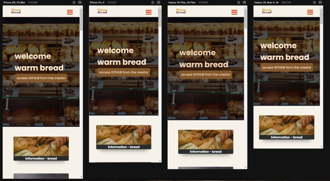 GitHub - lopppes/warm-bread: link do site