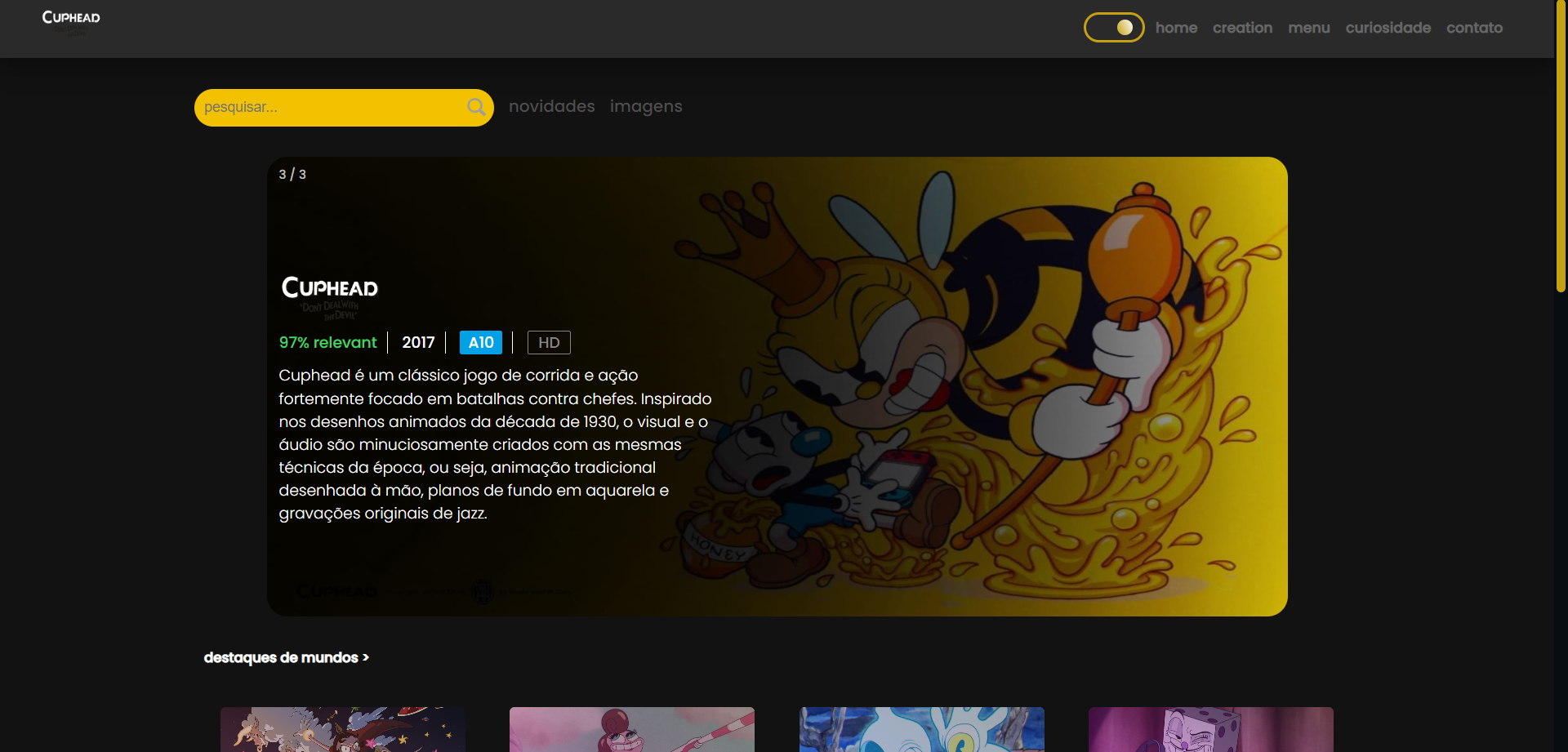 GitHub - lopppes/cuphead: link do site