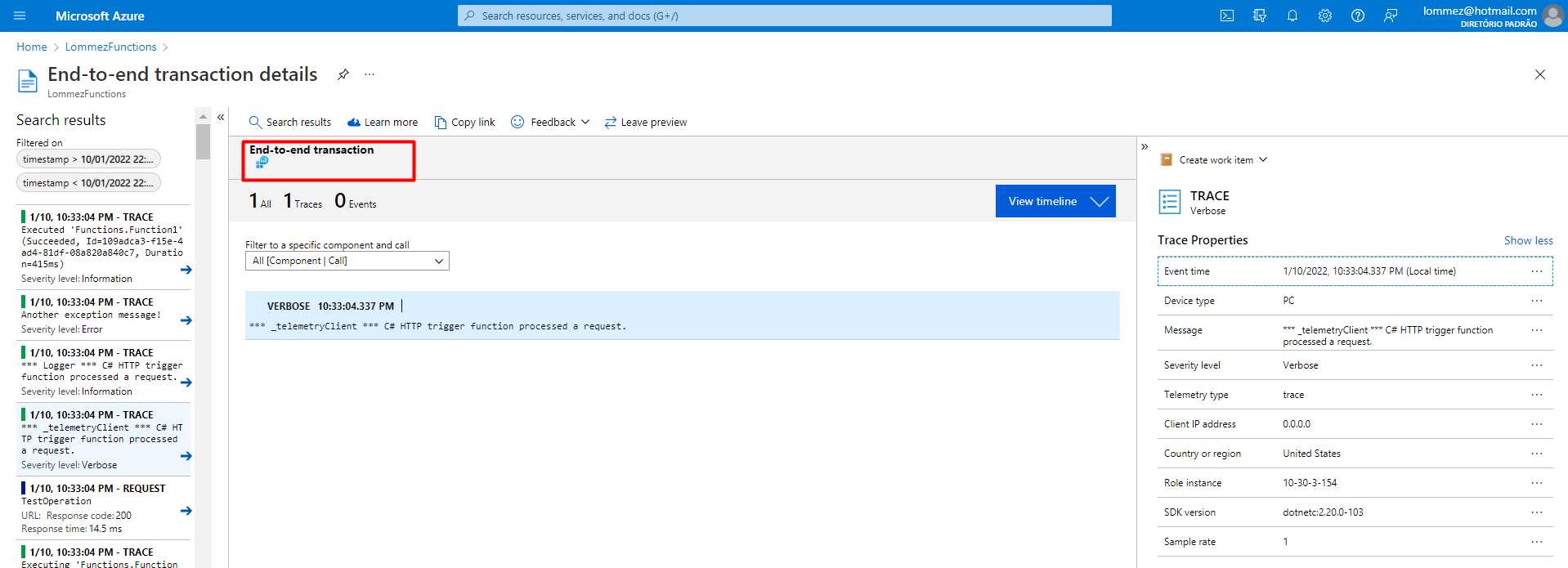 Trace/Errors logs without "OperationId" property in custom Operations ...
