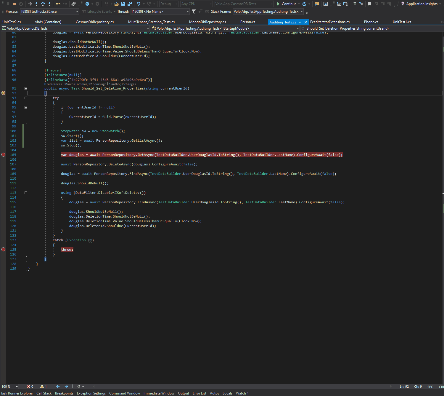 CosmosDB Repository Performance Issues · Issue #2708 · abpframework/abp · GitHub