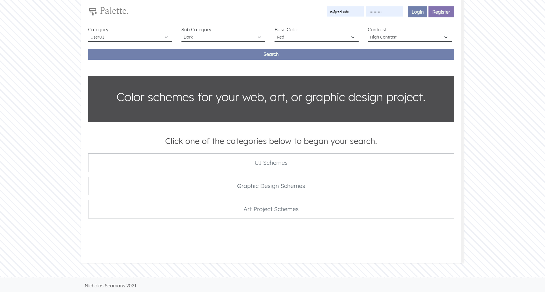 GitHub - nseamanssanantonio/Pallet: Full Stack Single Page Application allowing users to create ...
