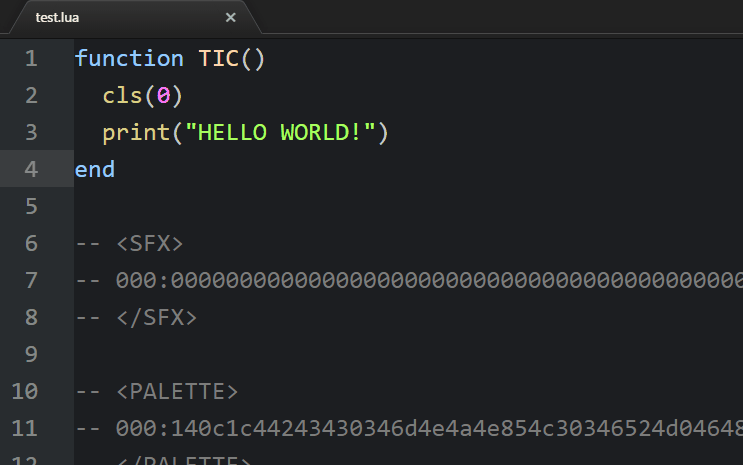 Code from other banks gets added to bank 0, if using external editor. · Issue #516 · nesbox/TIC ...
