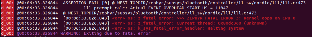 Bluetooth Ll Assertion Fail With Peripherals Connectdisconnect Rounds · Issue 53049