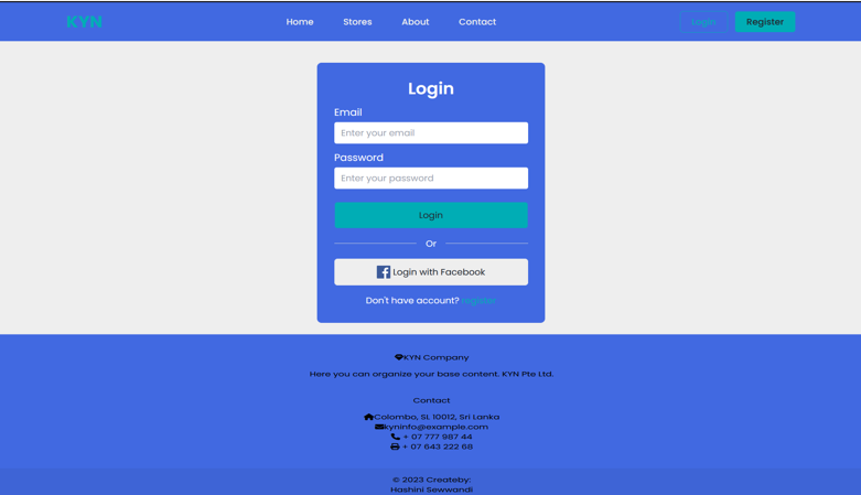 GitHub - HashiniSewwandi/KYN: Application Integration - API