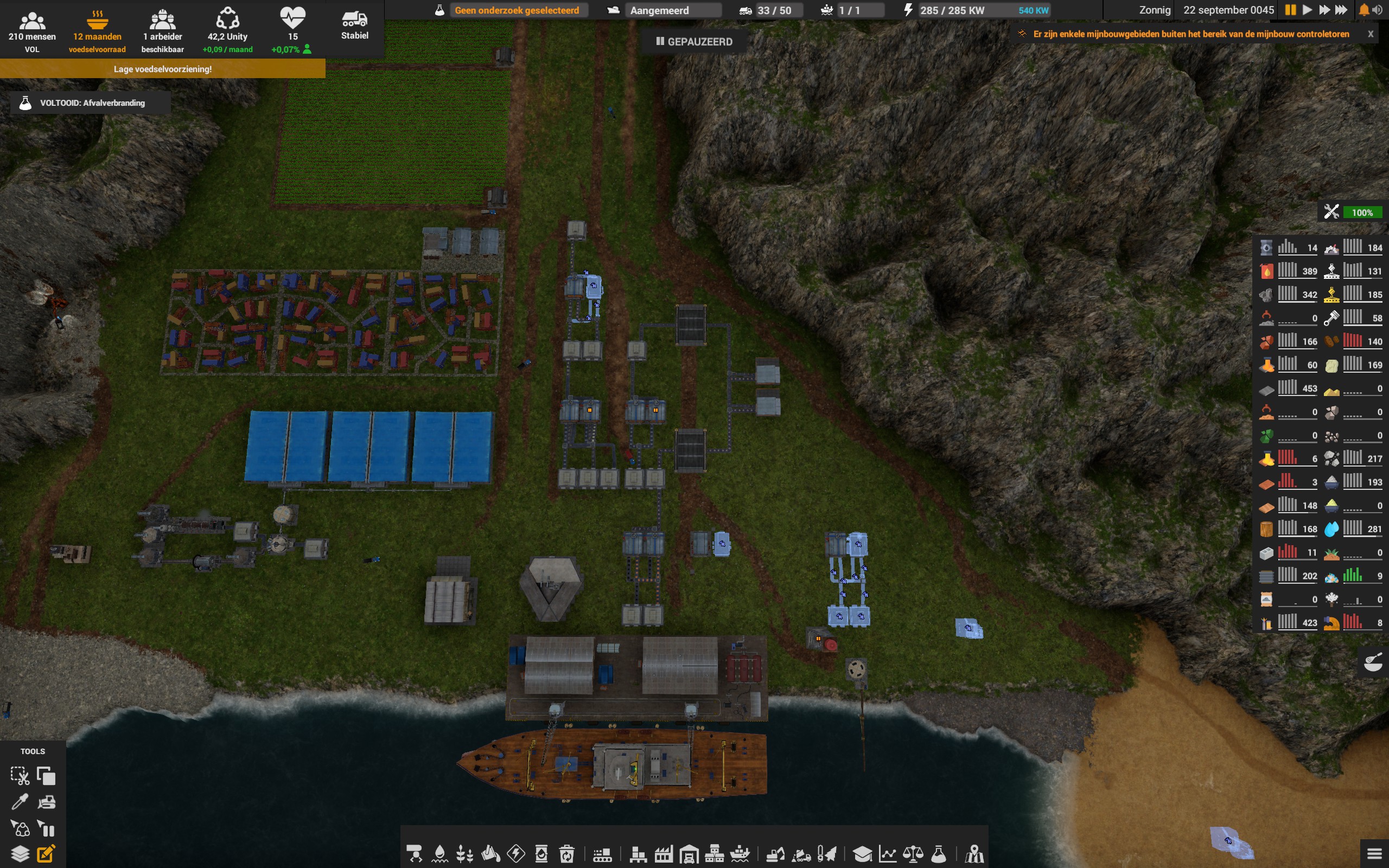 High maintenance while boosting production and maintenance buildings at ...