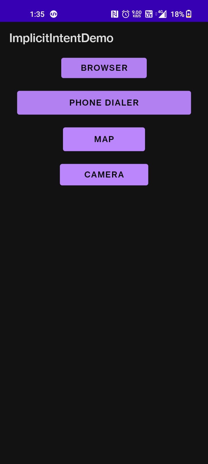 GitHub - vandanacodes/ImplicityIntent