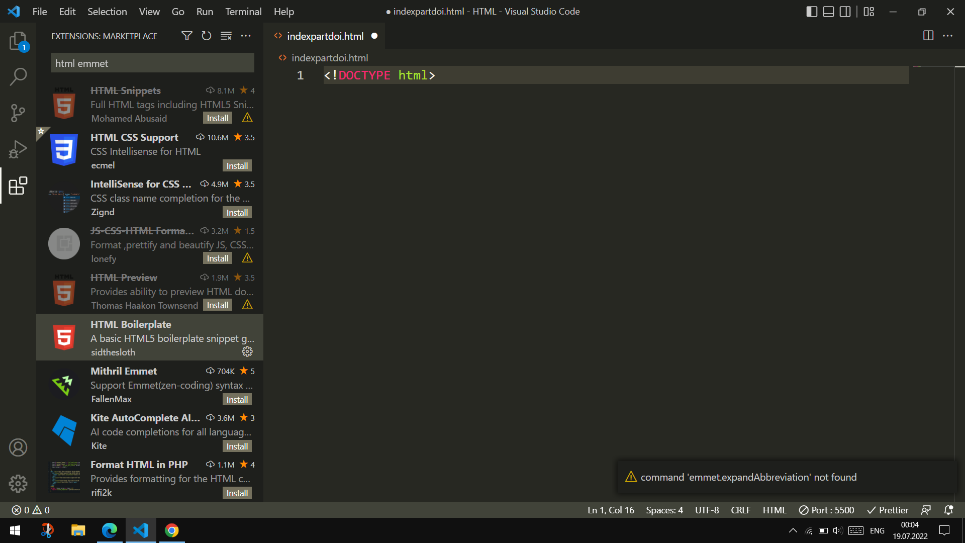 command emmet.expandAbbriviation not found · Issue #155539 · microsoft/vscode · GitHub