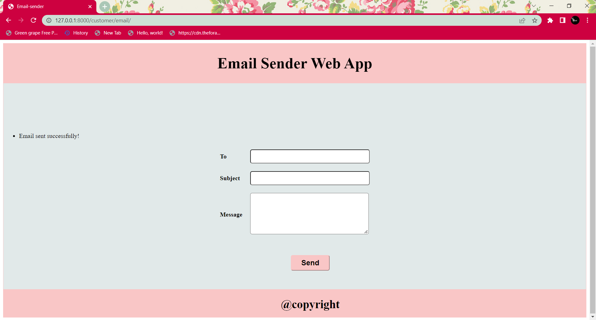 GitHub - niR22ali/Email-Sender: A 15 days internship on Python (Django ...