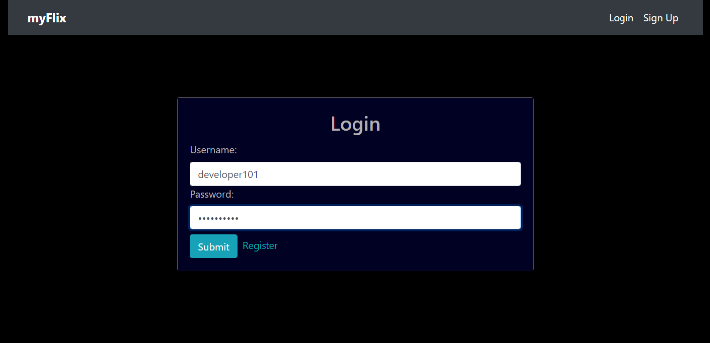GitHub - AlissaCoto89/myFlix-client: This is the client side of the myFlix app. Using React.js ...