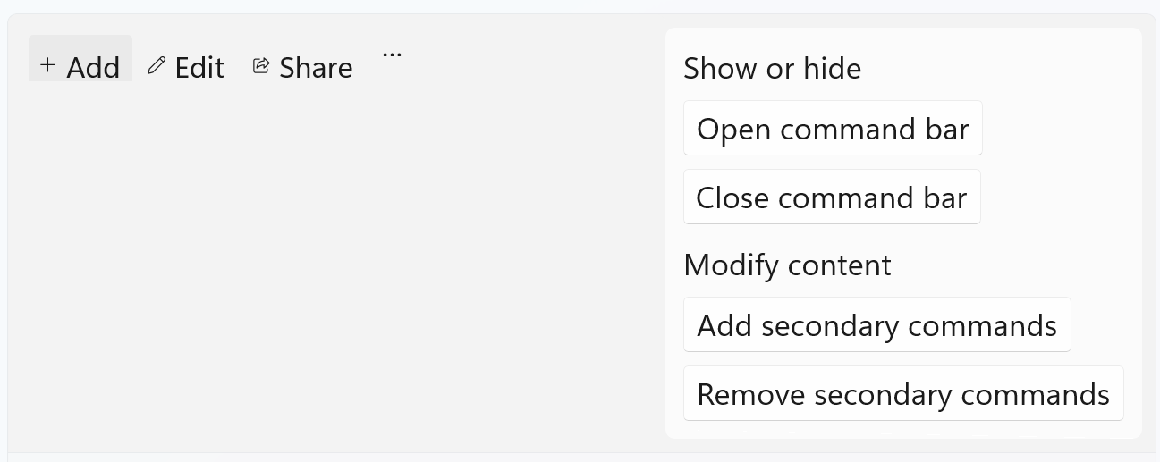 Commandbar Is Clipping Appbarbuttons In It When Text Size Is Set To 225 · Issue 5871