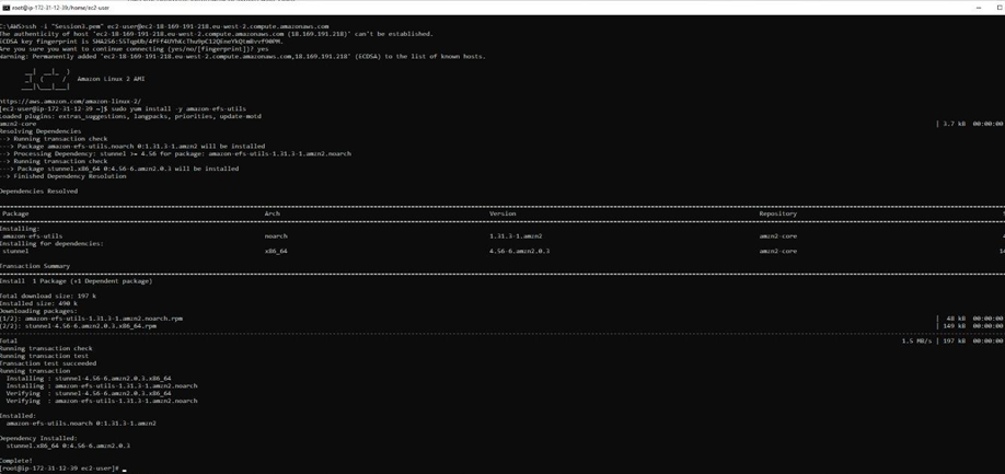 Github Meghanasengupta Create And Mount Efs Create And Connect To An Ec2 Instance Create