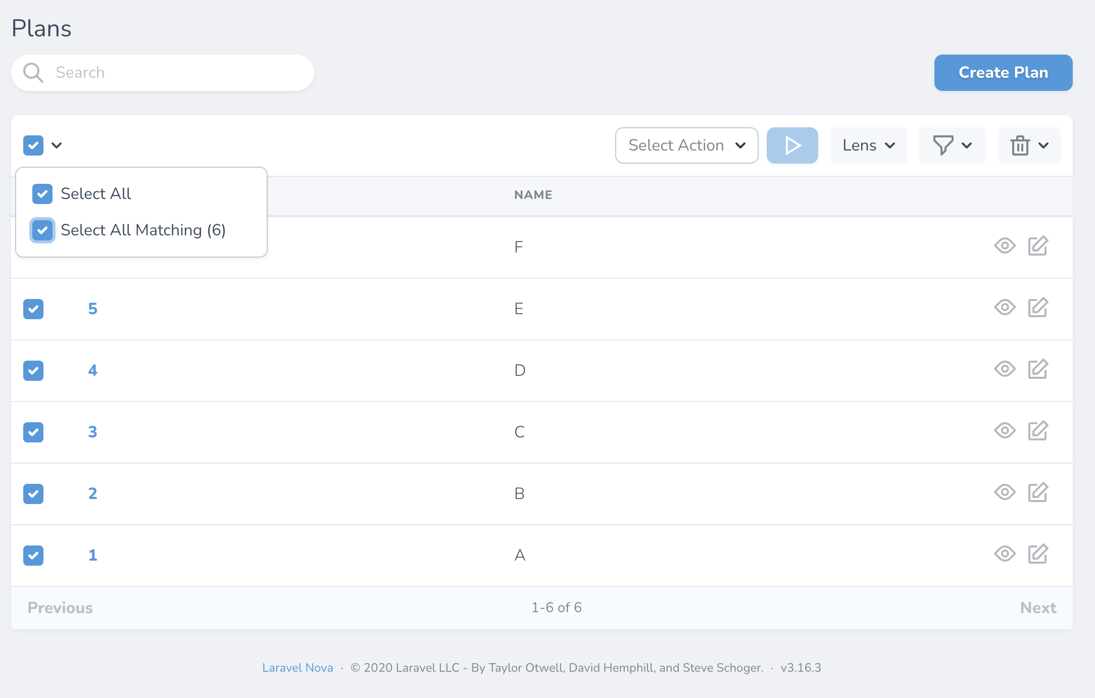 Select All Matching will show delete button · Issue #3105 · laravel/nova-issues · GitHub