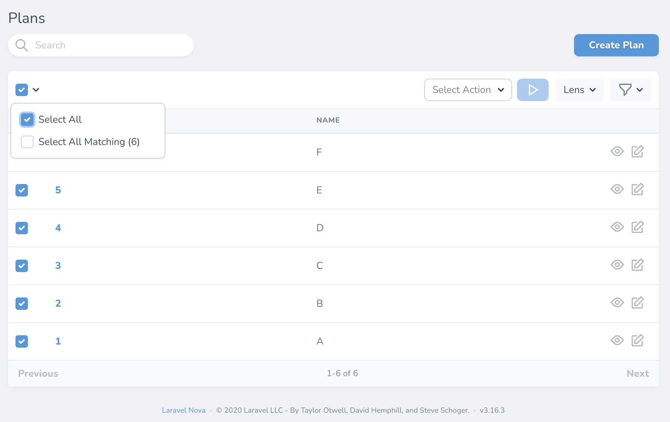 Select All Matching will show delete button · Issue #3105 · laravel/nova-issues · GitHub