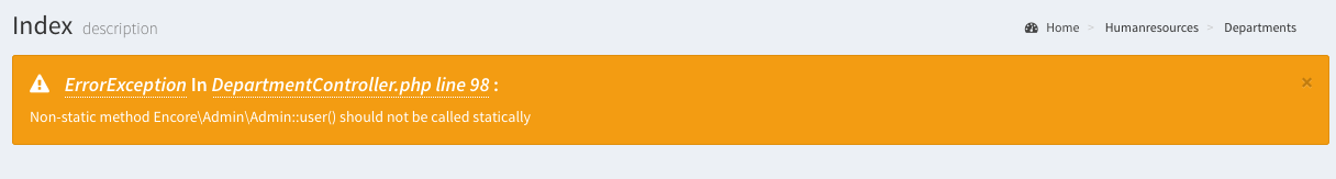 cant access user statically · Issue #3147 · z-song/laravel-admin · GitHub