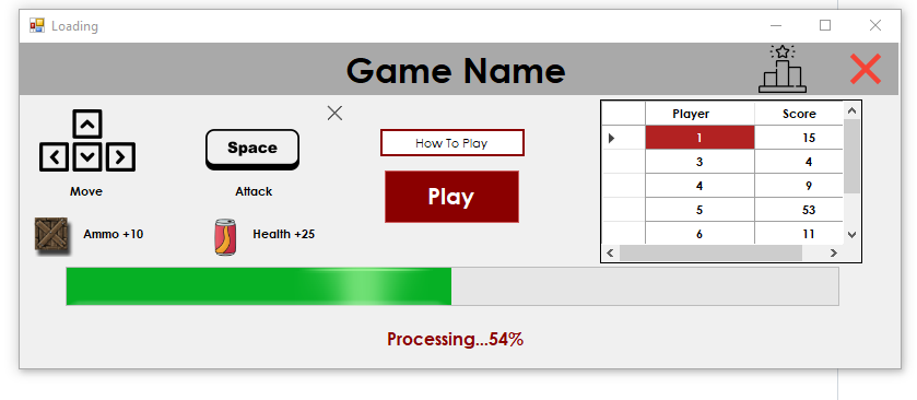 GitHub - jueun0801/WinFormsGame: Simple shooting game on Windows Form