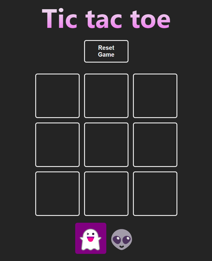 GitHub - simongorozabel/Tic-Tac-Toe: Following midulive React course ...