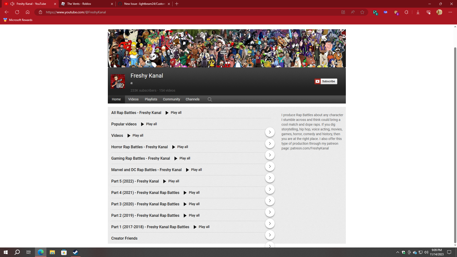 channel bug · Issue #129 · lightbeam24/CustomTube · GitHub