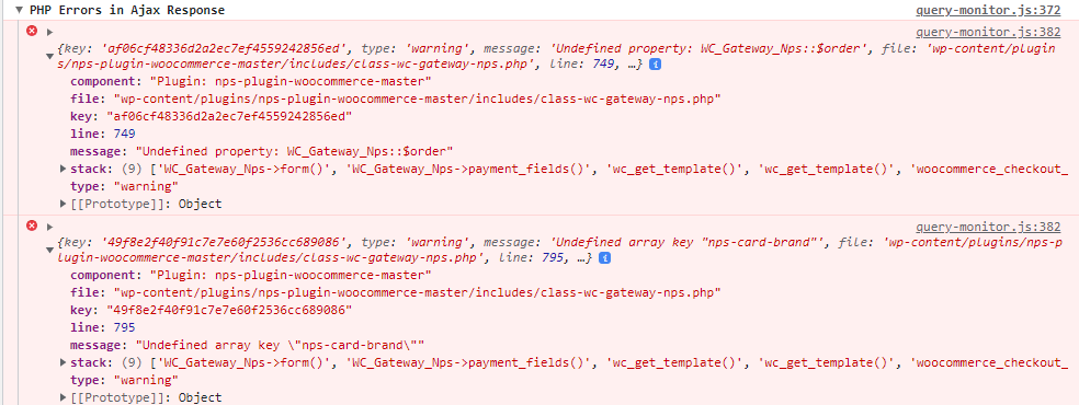 Can´t complete an order in Woocommerce 6.7 and PHP 8 · Issue #3 · Ingenico-NPS-Latam/nps-plugin ...