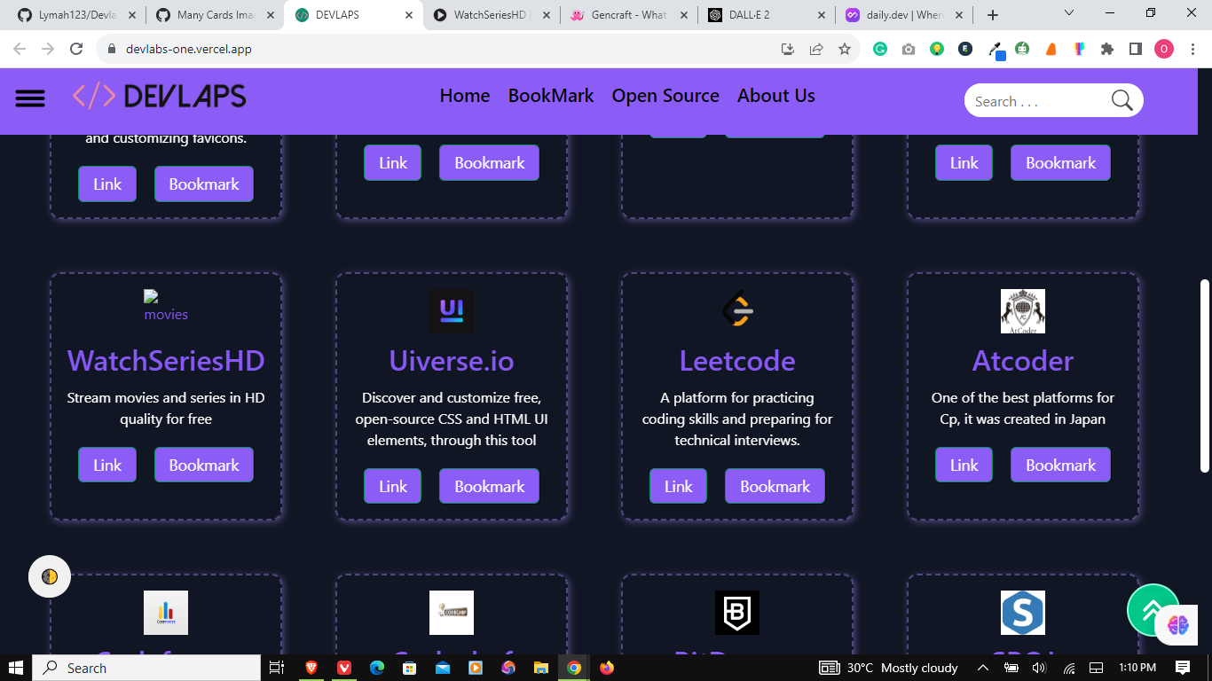 bug: WatchSeriesHD card is not showing · Issue #154 · HimanshuNarware/Devlabs · GitHub