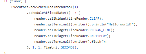 How to keep prompt at bottom on jline3? · Issue #240 · jline/jline3 · GitHub