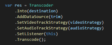 Example to implement and use ITranscoderListener · Issue #1 · fantacode/TranscoderXamarin · GitHub