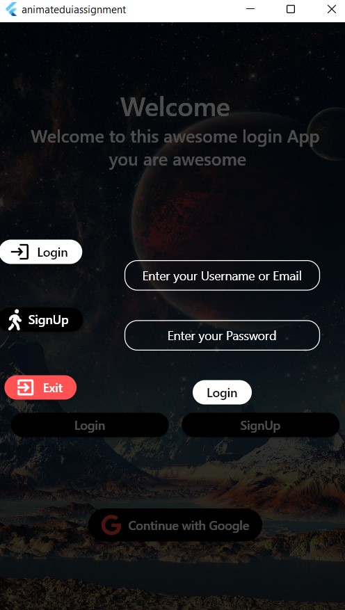 Github Harixlr8 Loginuiwithanimation
