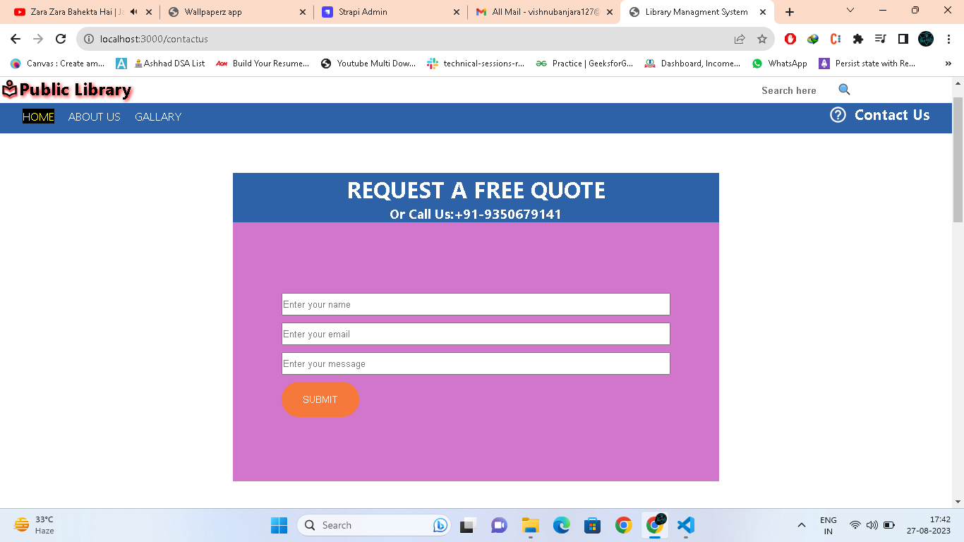 GitHub - Coder-dhanush/Library-Management-System