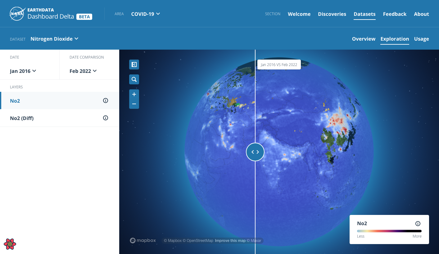 Add globe projection support · Issue #199 · NASA-IMPACT/veda-ui · GitHub