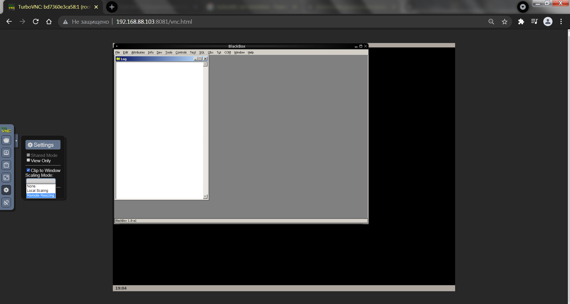 Novnc Incorrectly Calculates The Mouse Position After Remote Rescalling The Desktop · Issue