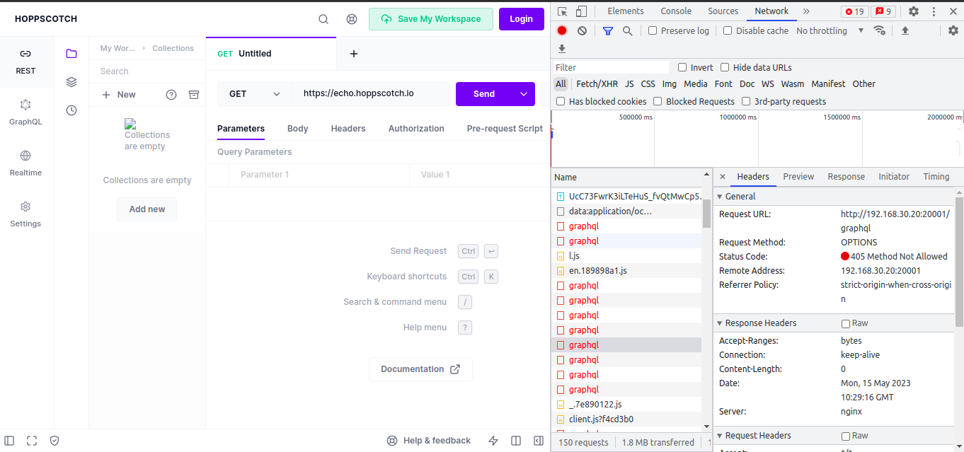 [bug]: Unable to change GraphQL port inside docker container and when we open GraphQL on 3000 ...