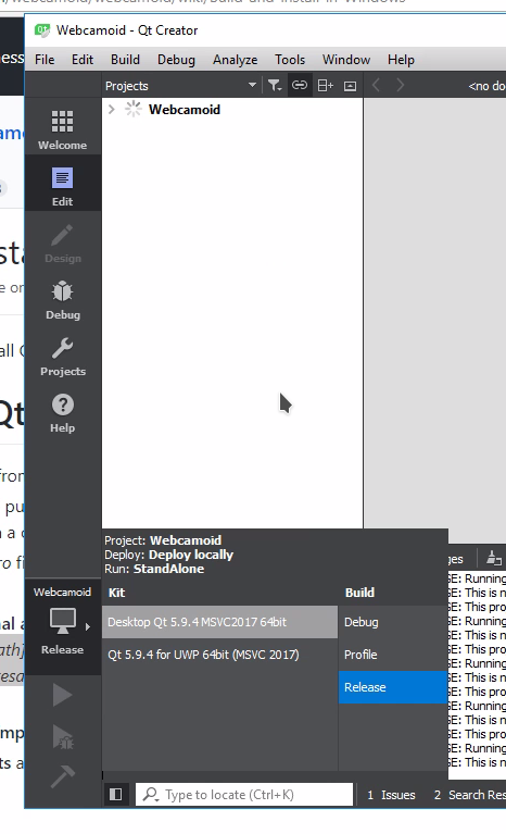 windows build configuration / vs version + qt version · Issue #111 · webcamoid/webcamoid · GitHub