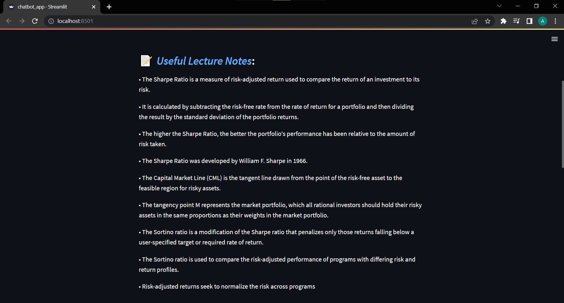 GitHub - arjunbaidya/Finance_Tutor_ChatBot: A finance tutor chat bot app using LangChain ...