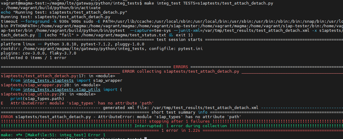ModuleNotFoundError: No module named 's1ap_types' · Issue #13839 · magma/magma · GitHub