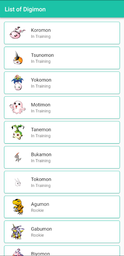 GitHub - sefryss/Digimon-API: Menampilkan API menggunakan state management bloc dan menggunakan ...