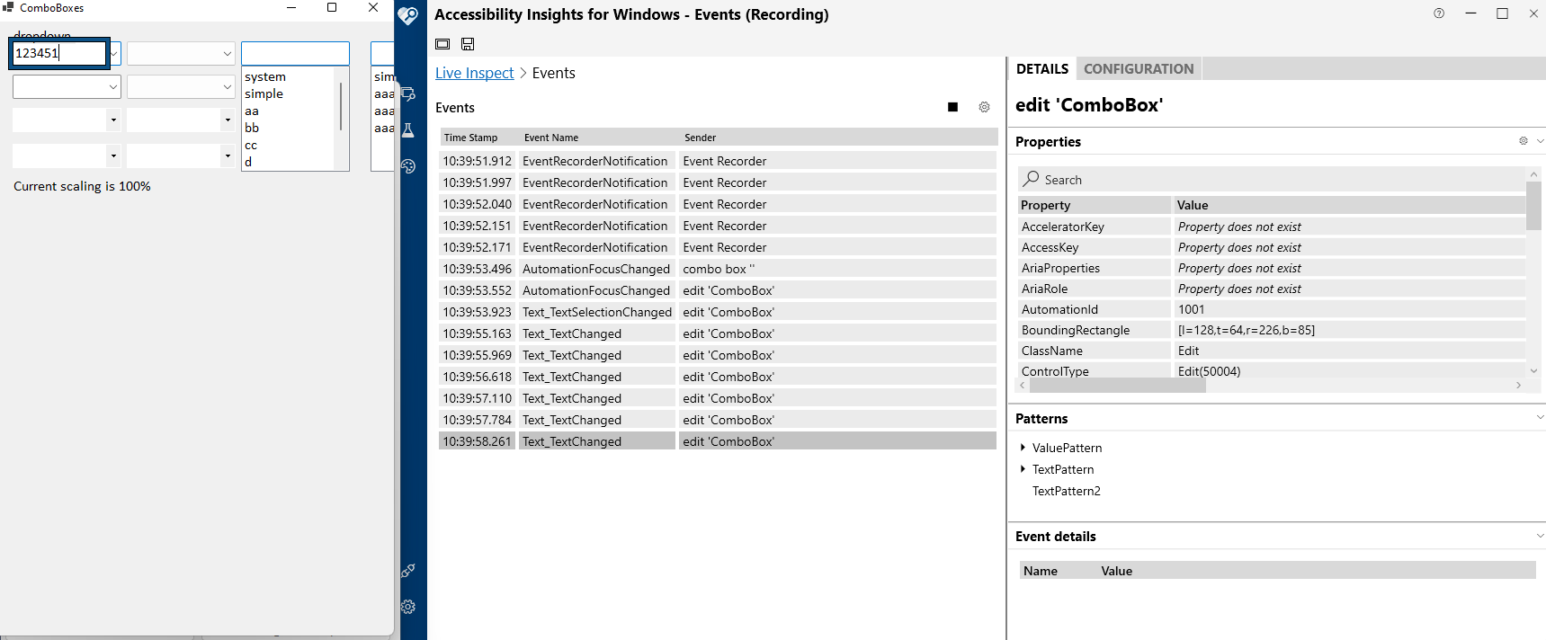 Some UIA PropertyChanged events are not being generated · Issue #7261 · dotnet/winforms · GitHub