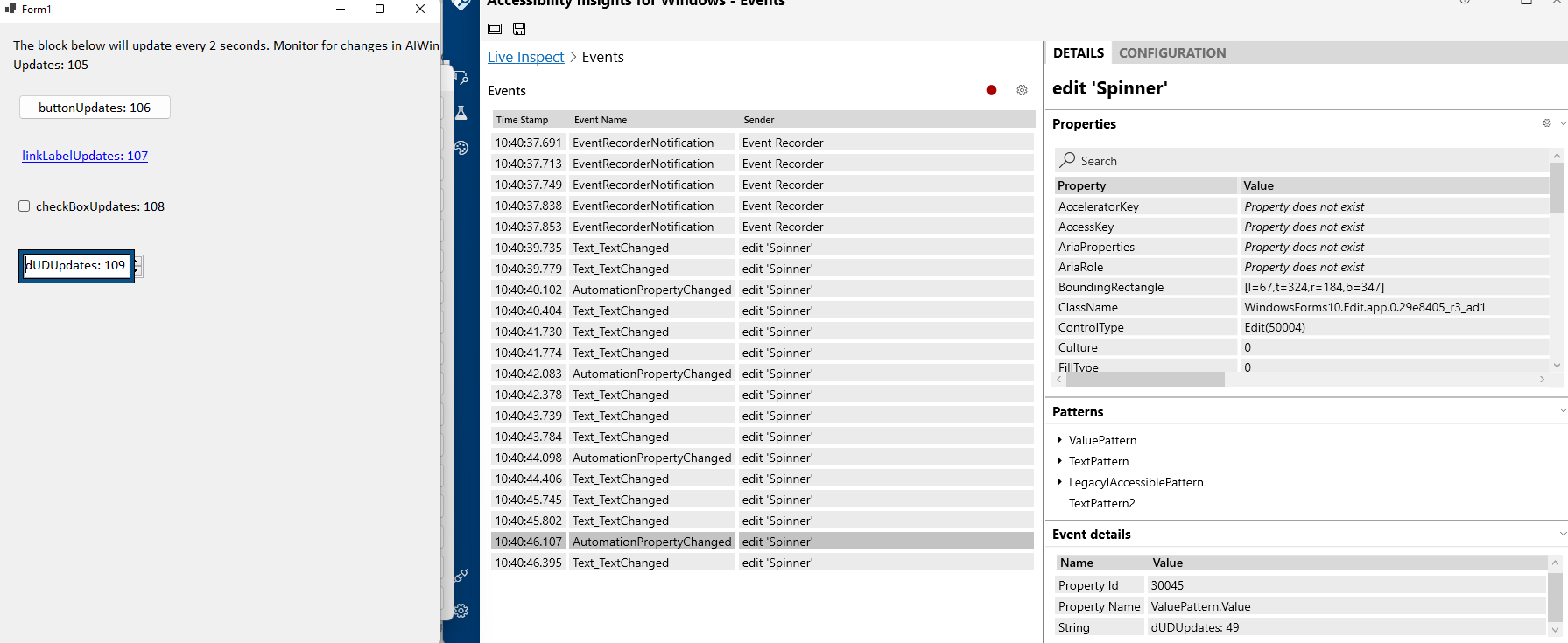 Some UIA PropertyChanged events are not being generated · Issue #7261 · dotnet/winforms · GitHub