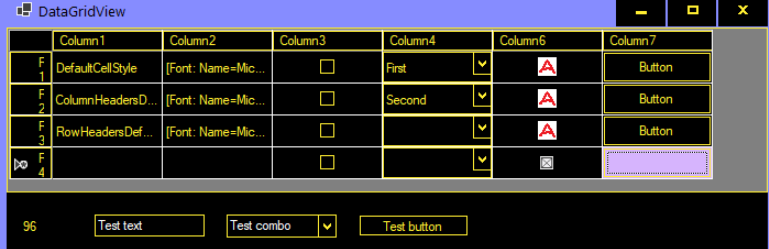 Fixing text's color of DataGridViewComboBoxCell and ...